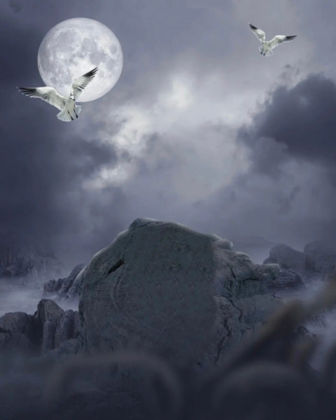 moon Photoshop Photo editing Background Download Free Full HD | MyPngStock